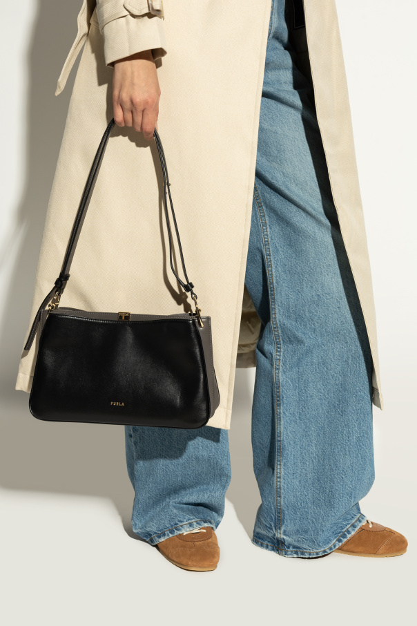 Czarny Torba na ramię ‘Agata Medium’ Furla - Vitkac Polska